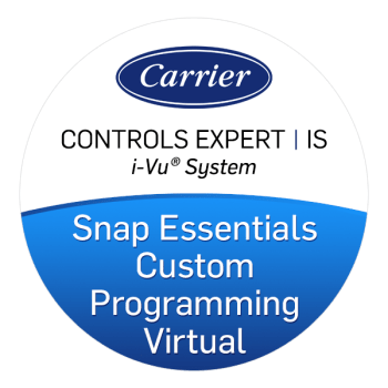 i-Vu System (IS) SNAP Essentials Custom Programming | Carrier University