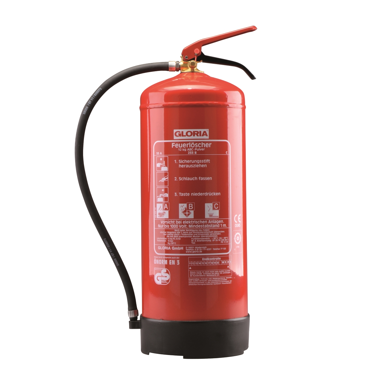 Pulver Handhebel Feuerlöscher | GLORIA GmbH