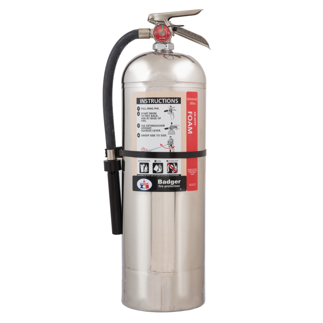Badger Extra Universal Ultra AR AFFF Foam Fire Extinguisher F 250 2 Badger Fire