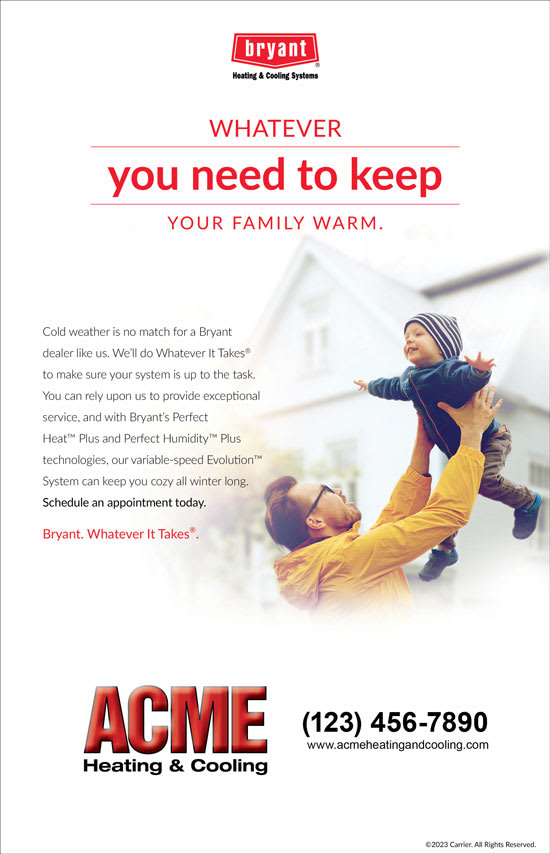 General Heating Print Ads