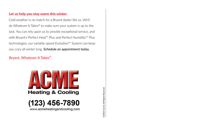 General Heating Direct Mail